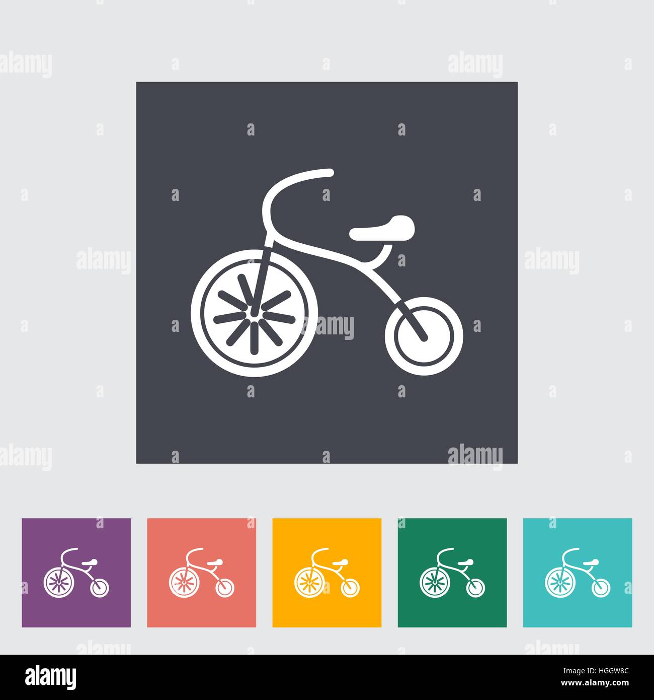Tricycle icon. Flat vector related icon for web and mobile applications ...