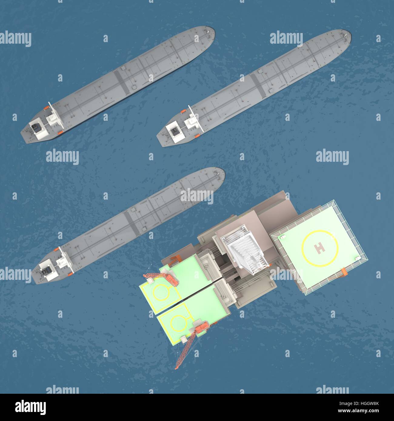 Aerial view topside hi-res stock photography and images - Alamy