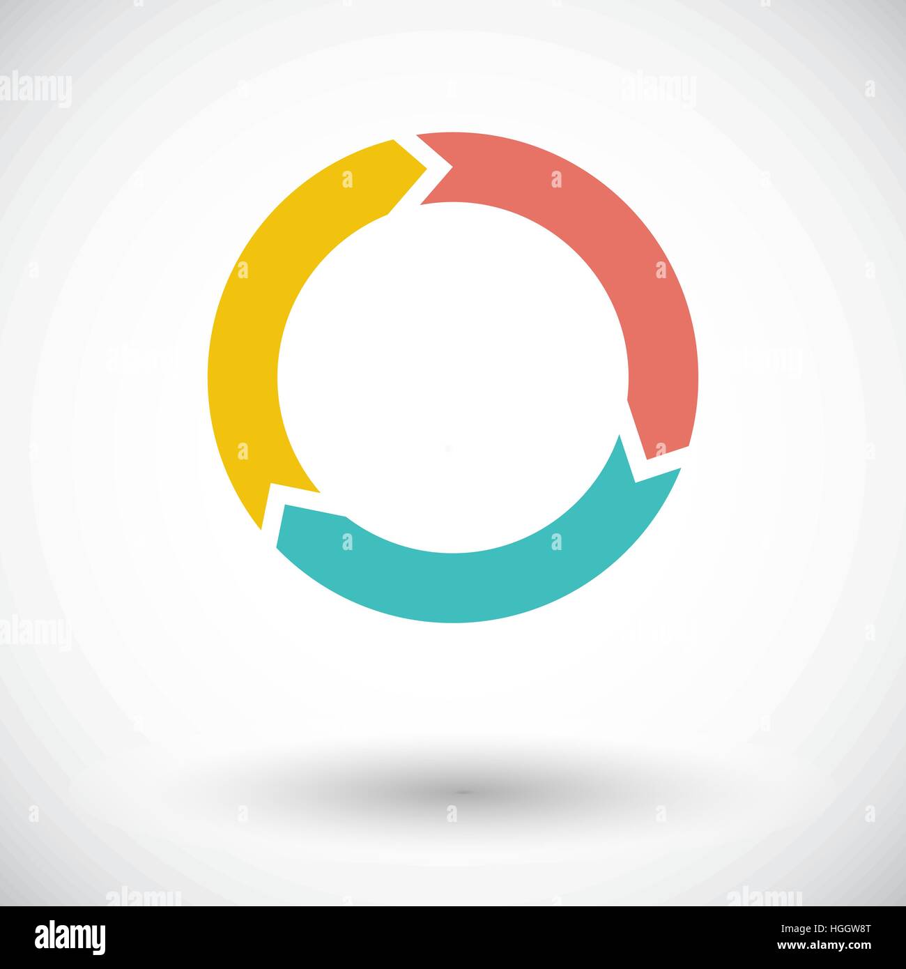 Update. Single flat icon on white background. Vector illustration Stock ...