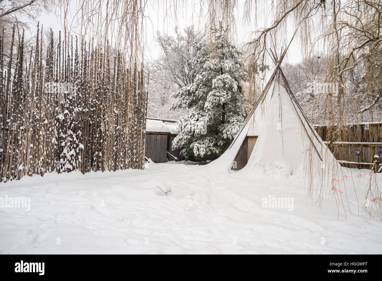 Native american background tepee hi-res stock photography and images ...