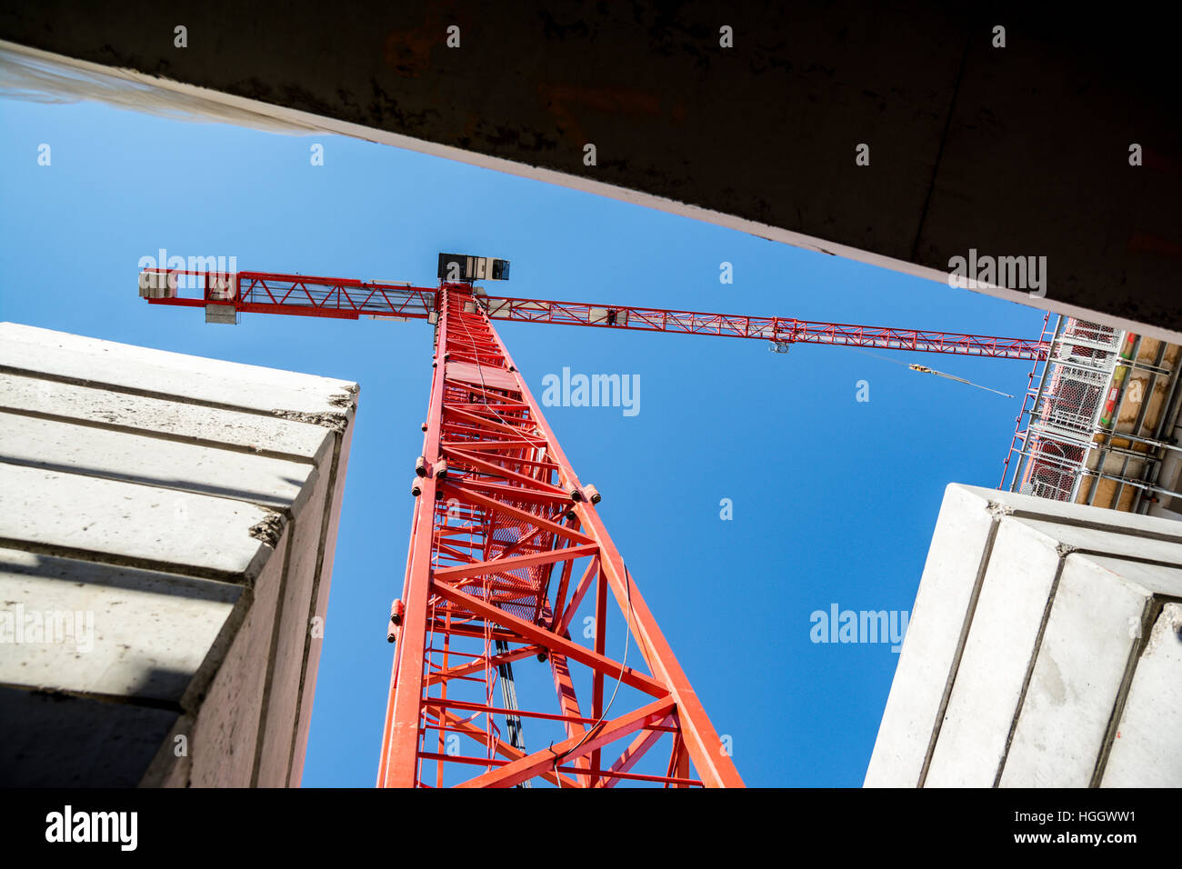 Tower crane construction hi-res stock photography and images - Alamy