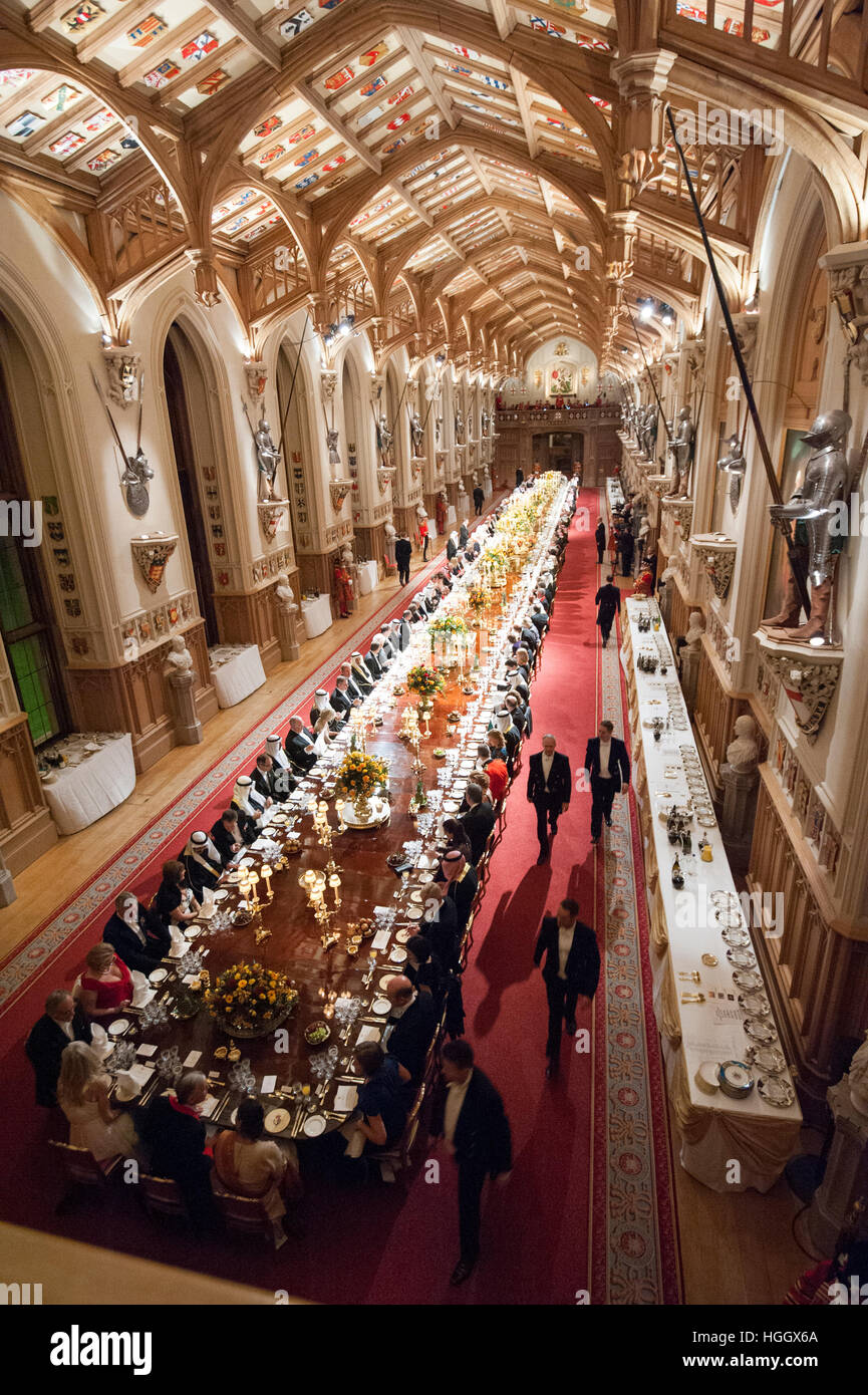 State banquet for his highness The Amir of the state of Kuwait by HM ...