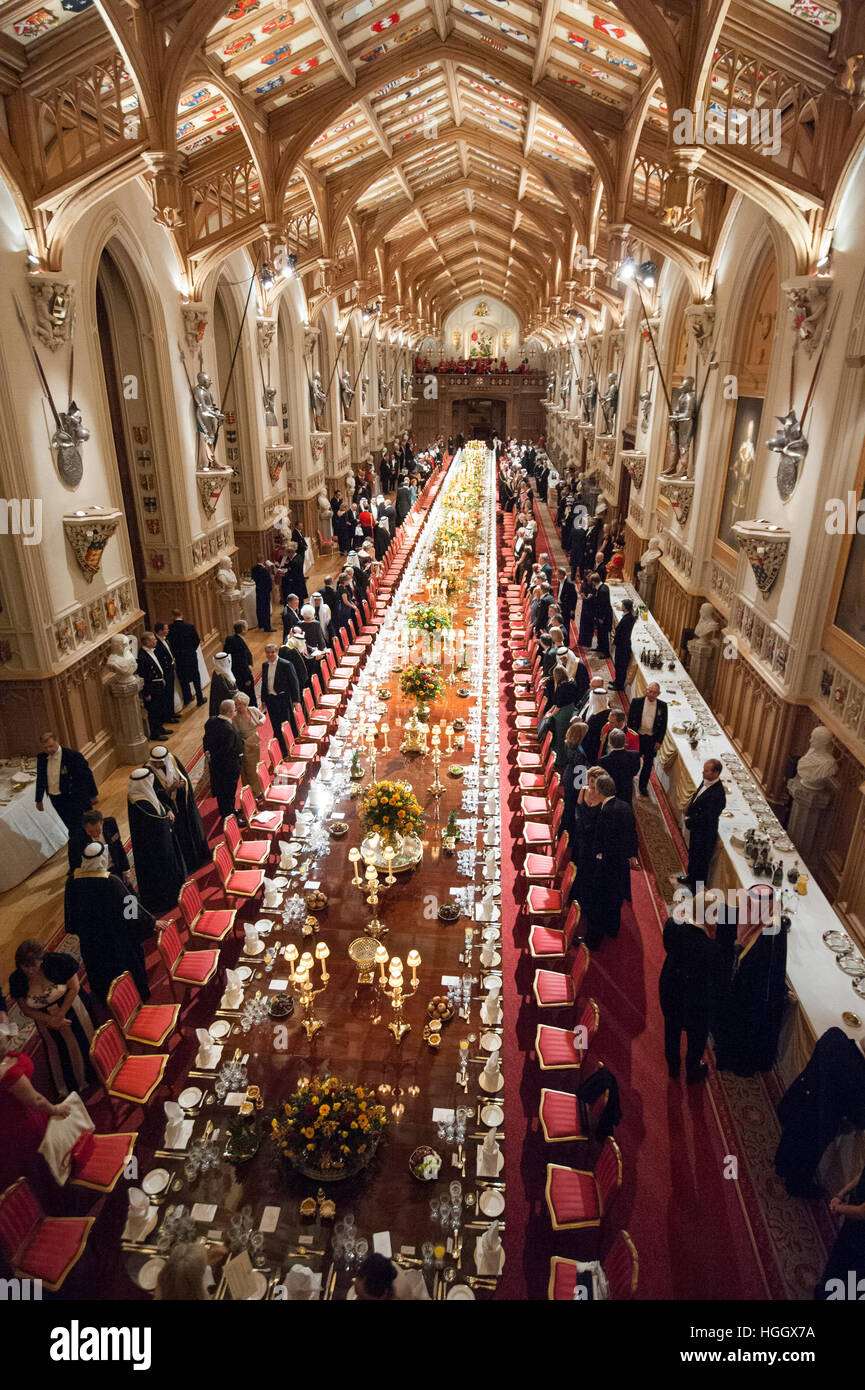 State banquet for his highness The Amir of the state of Kuwait by HM ...