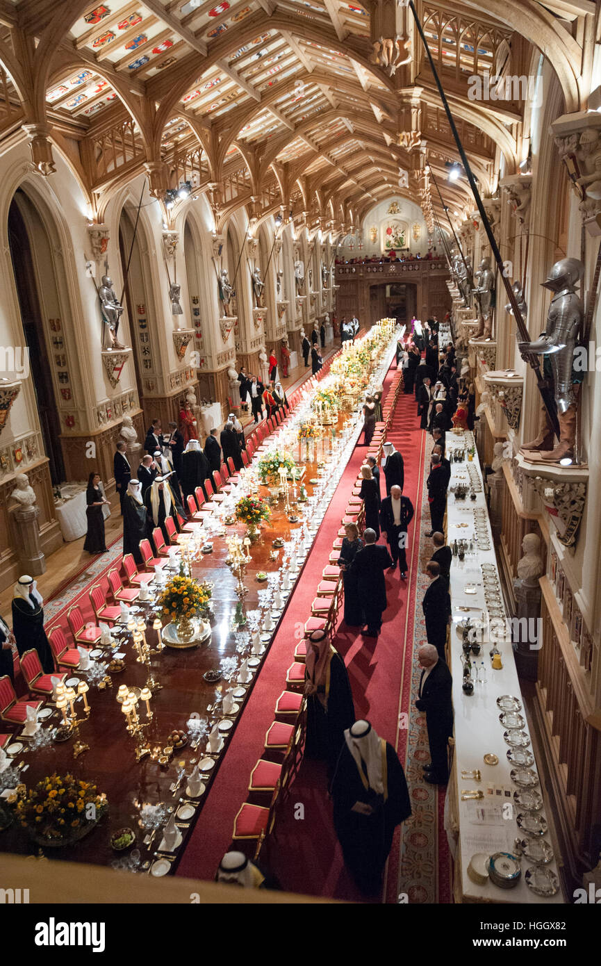 State banquet for his highness The Amir of the state of Kuwait by HM ...