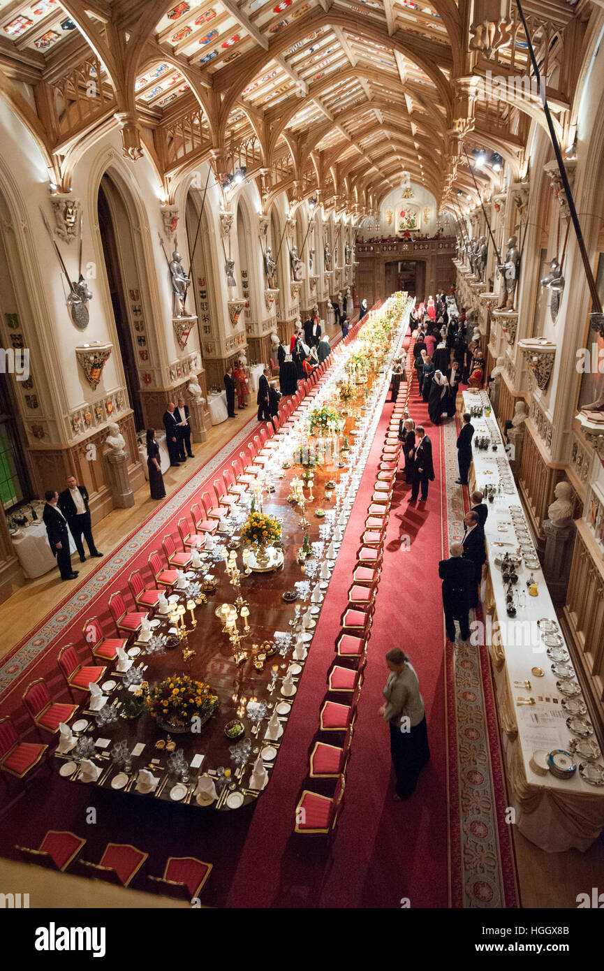 State banquet for his highness The Amir of the state of Kuwait by HM ...