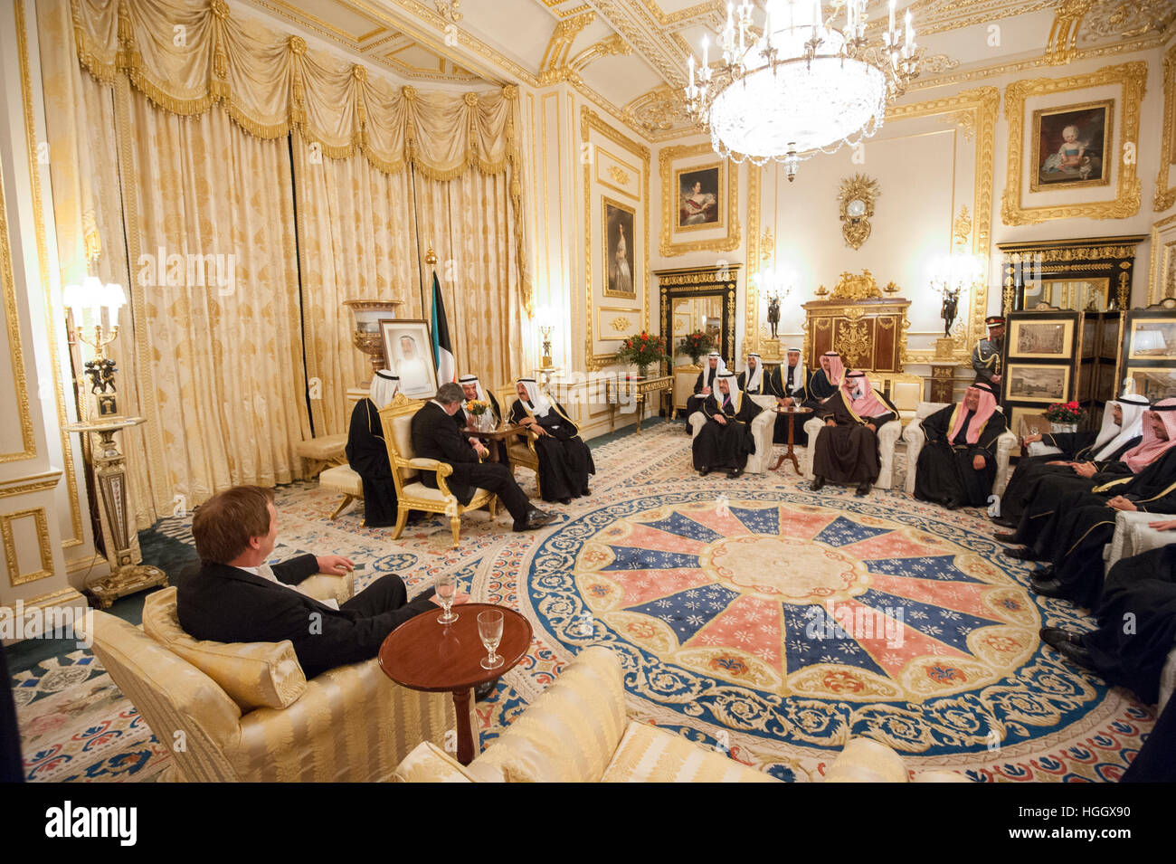 State banquet for his highness The Amir of the state of Kuwait by HM ...