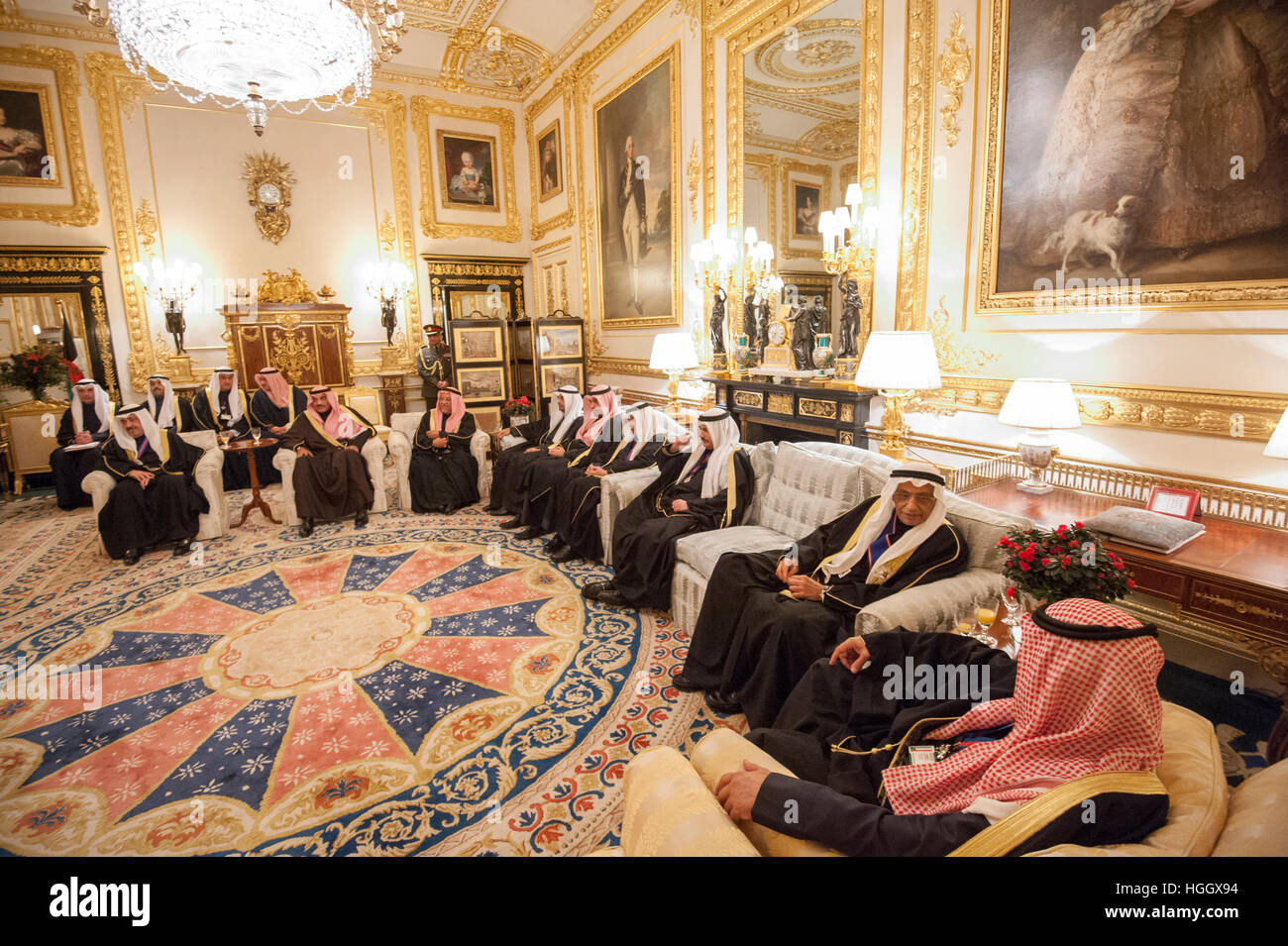 State banquet for his highness The Amir of the state of Kuwait by HM ...