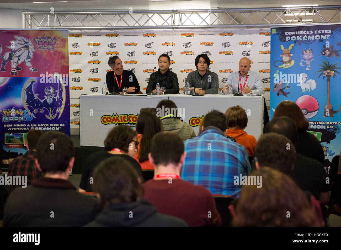 Pokemon video game composer and designer press conference at Comic Con ...