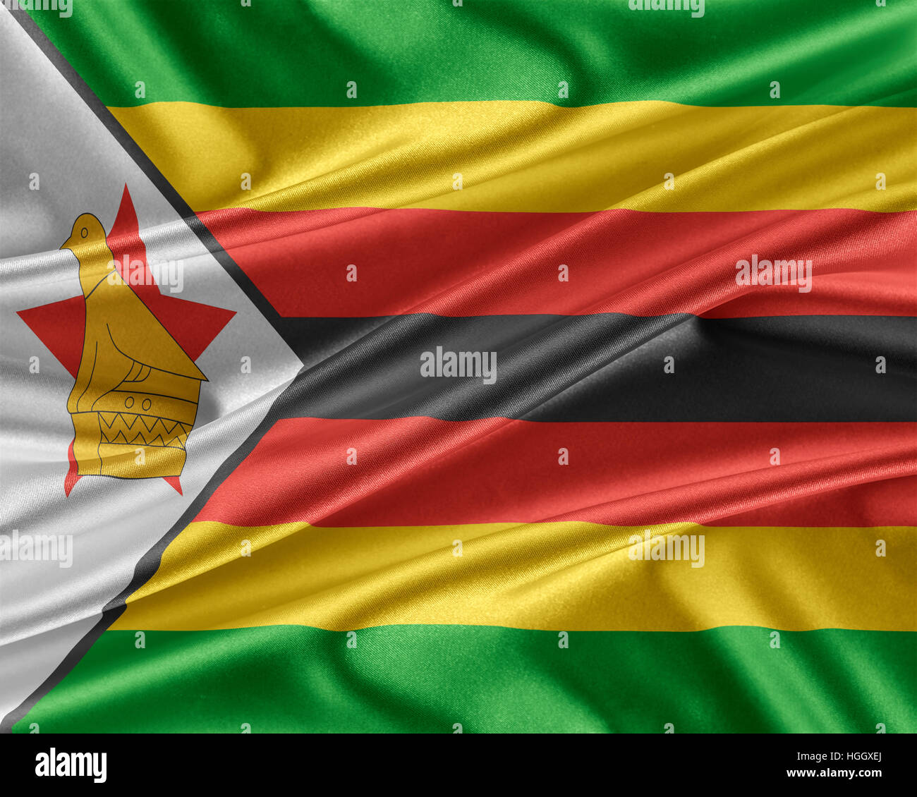 Zimbabwe flag hi-res stock photography and images - Alamy