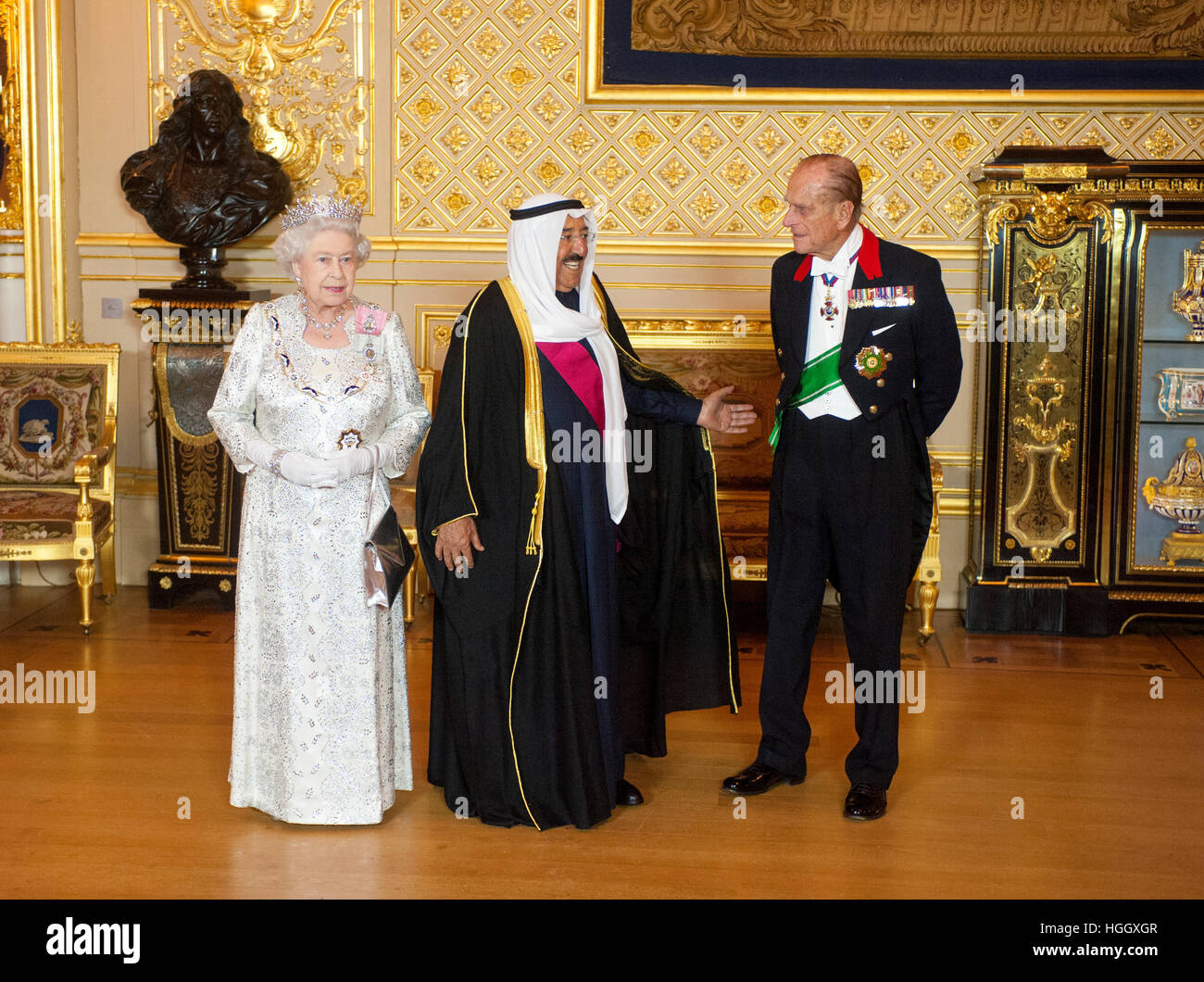 State banquet for his highness The Amir of the state of Kuwait by HM ...