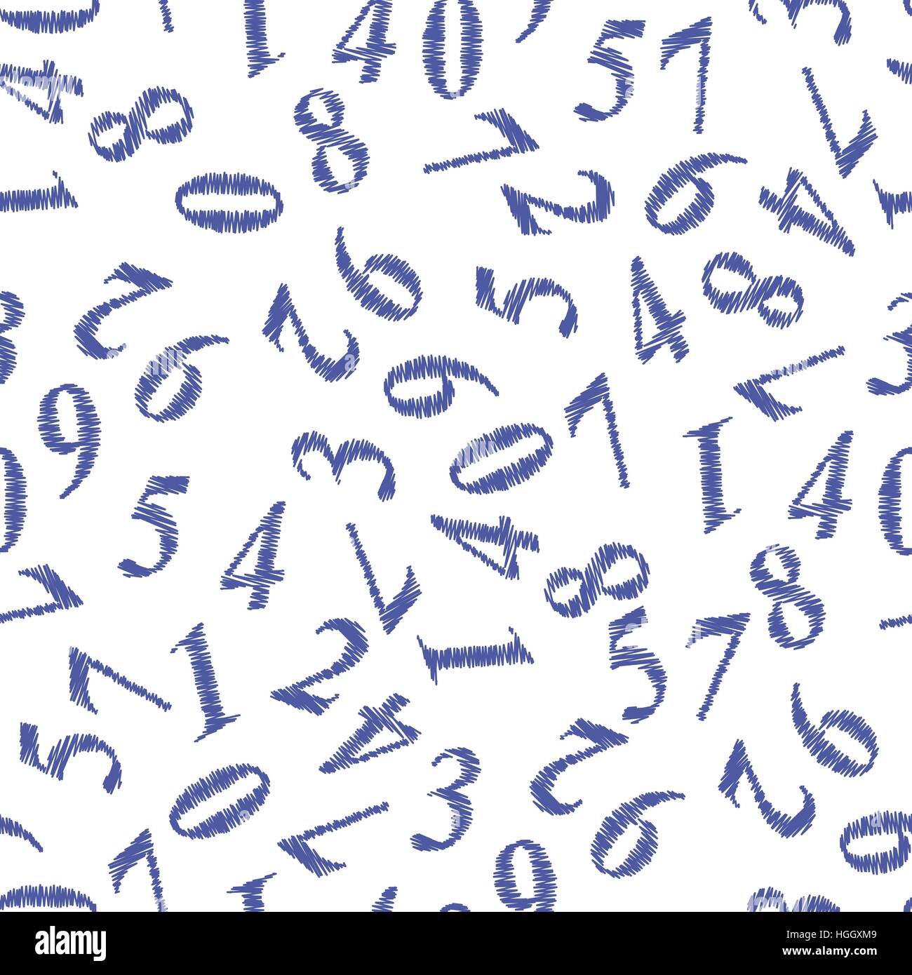 Grunge Numbers Seamless Pattern Stock Vector Image & Art - Alamy