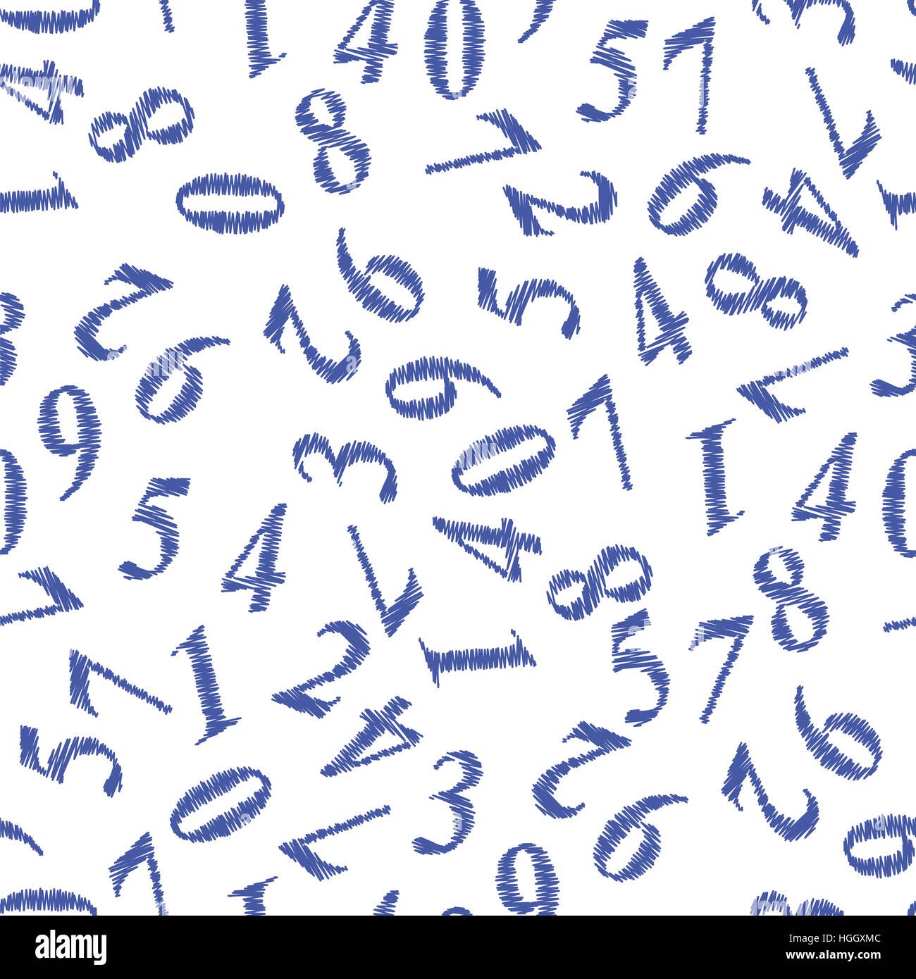 Numbers seamless hi-res stock photography and images - Alamy