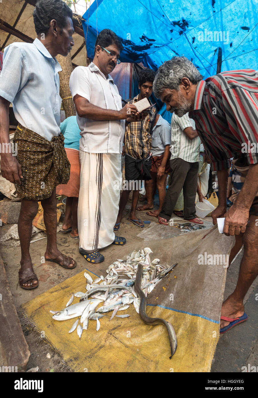 Fort cochin fish market india hi-res stock photography and images - Alamy