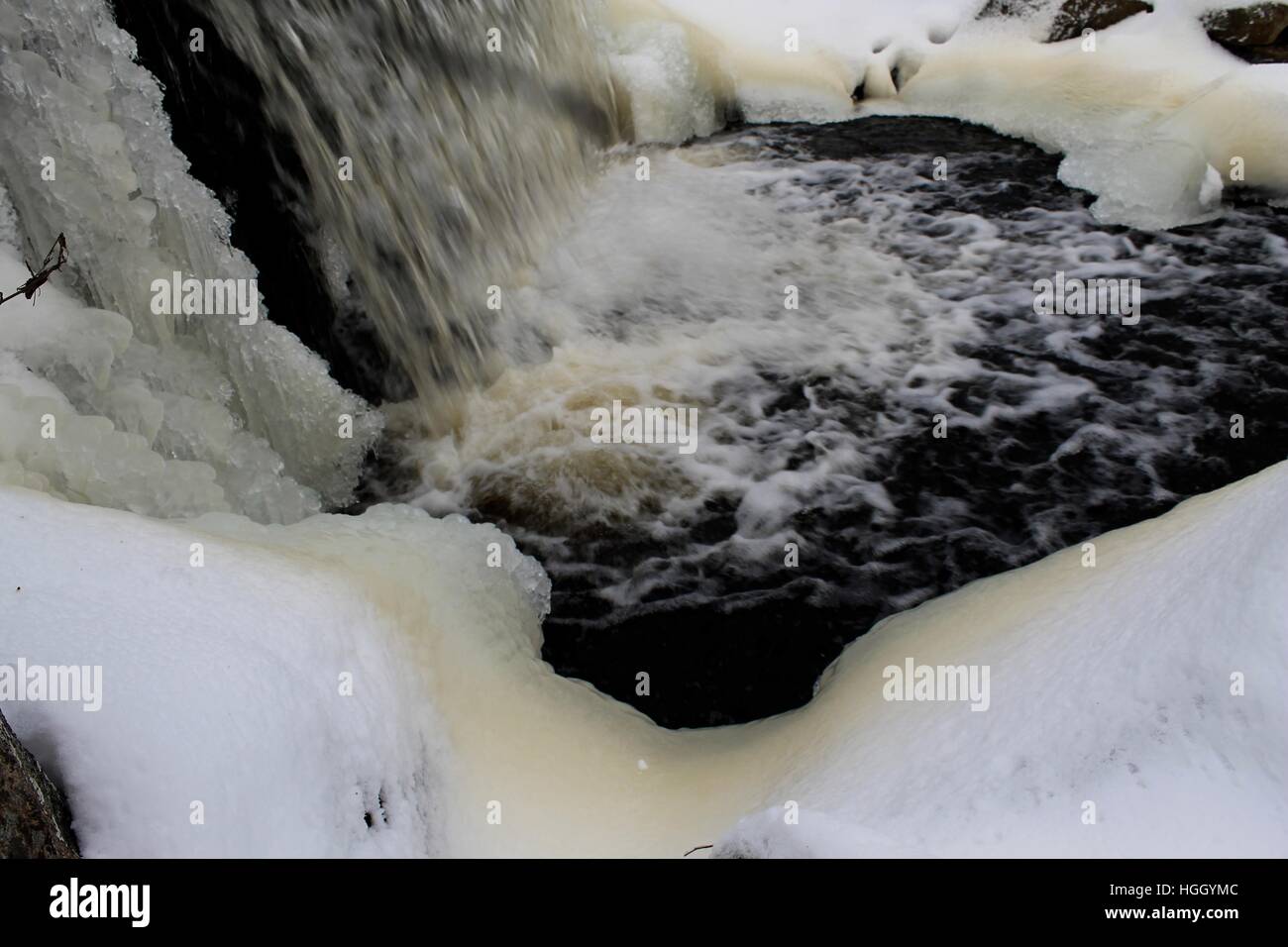 Waterfall and river Stock Photo - Alamy