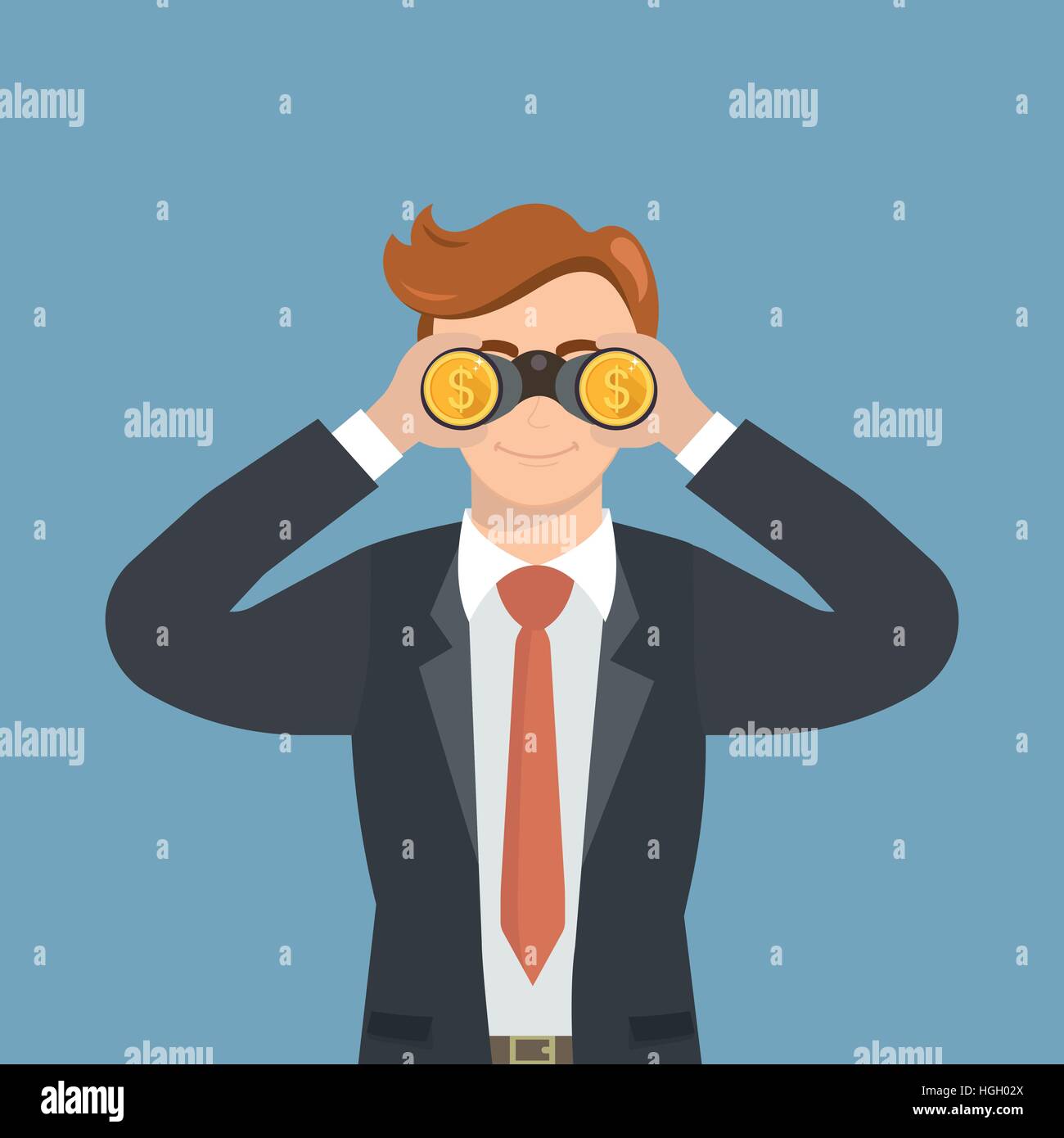 Observe cartoon hi-res stock photography and images - Alamy
