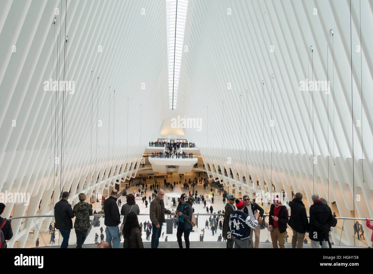 Oculus world trade center subway station Manhattan NYC Stock Photo - Alamy