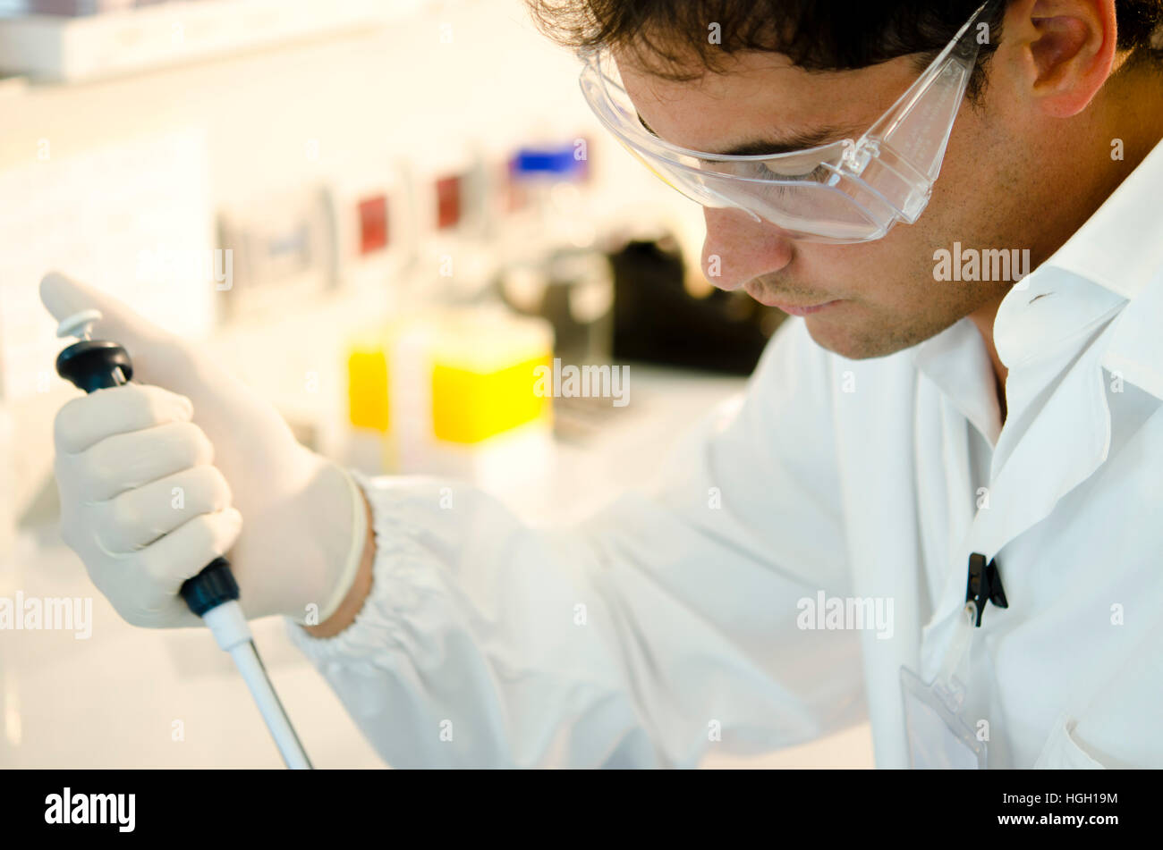 Researcher at work Stock Photo - Alamy