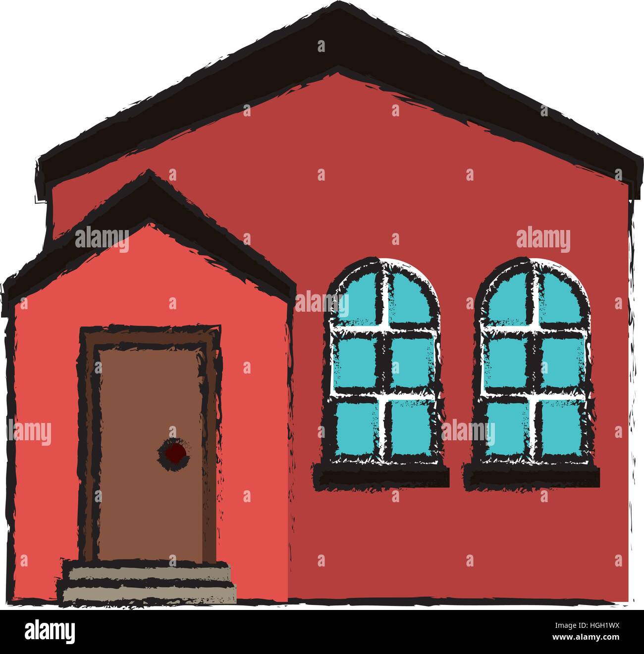 American country estate Stock Vector Images - Alamy