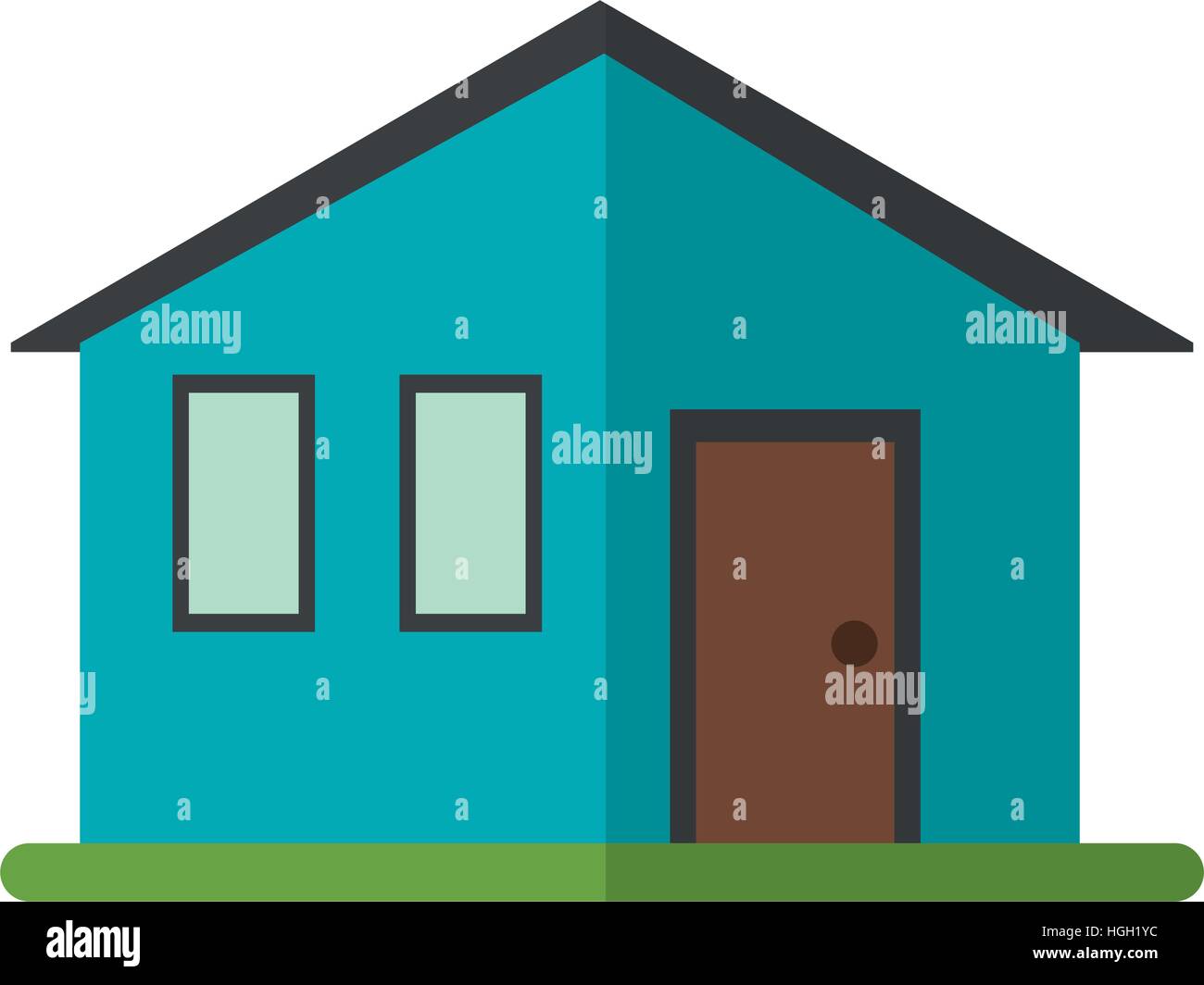 house family simple front view Stock Vector Image & Art - Alamy