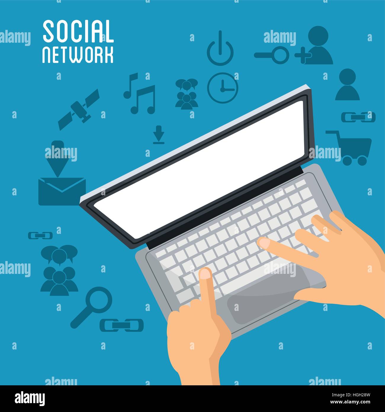 Network objects Stock Vector Images - Alamy