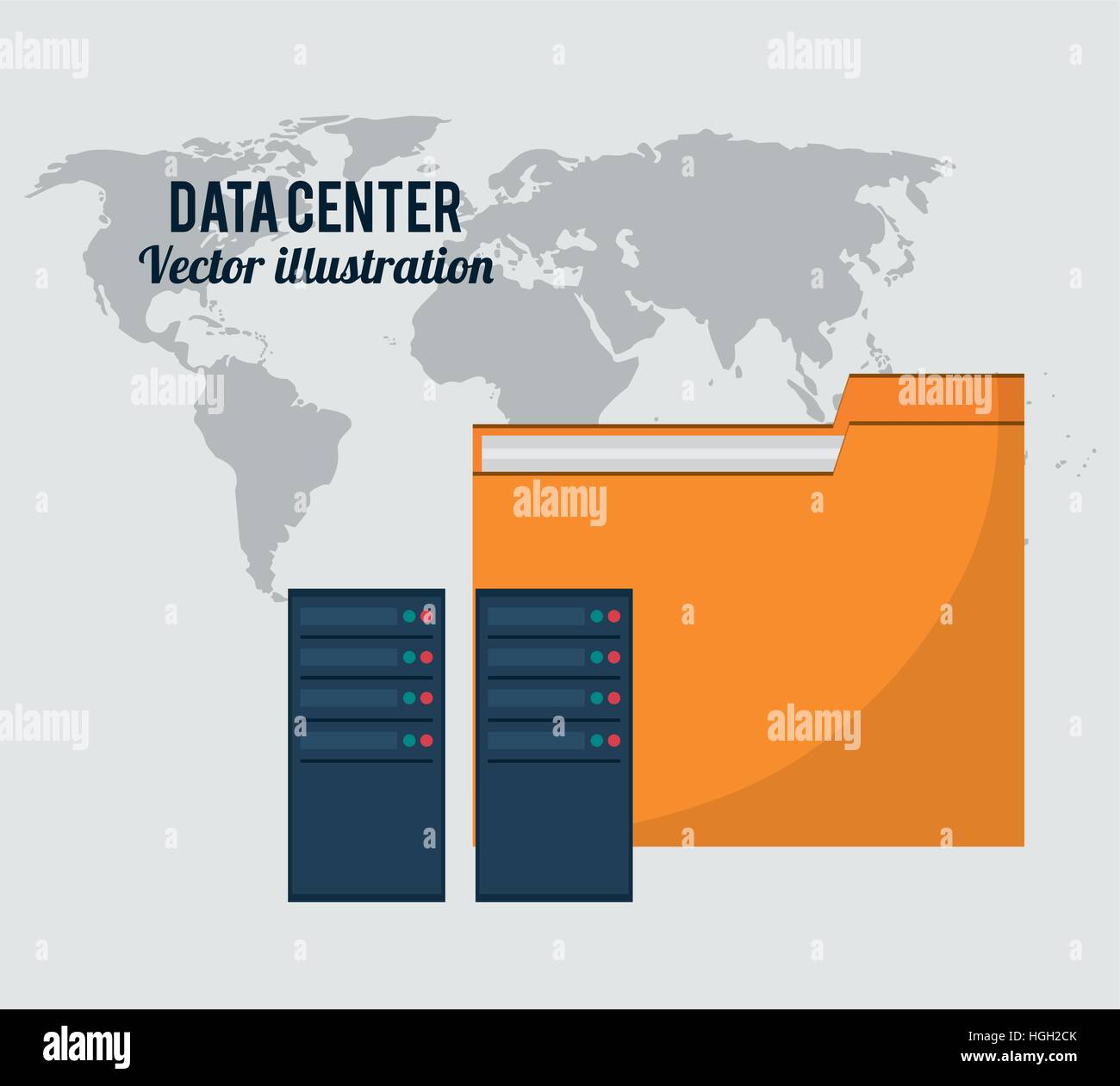 data center folder file storage global Stock Vector Image & Art - Alamy