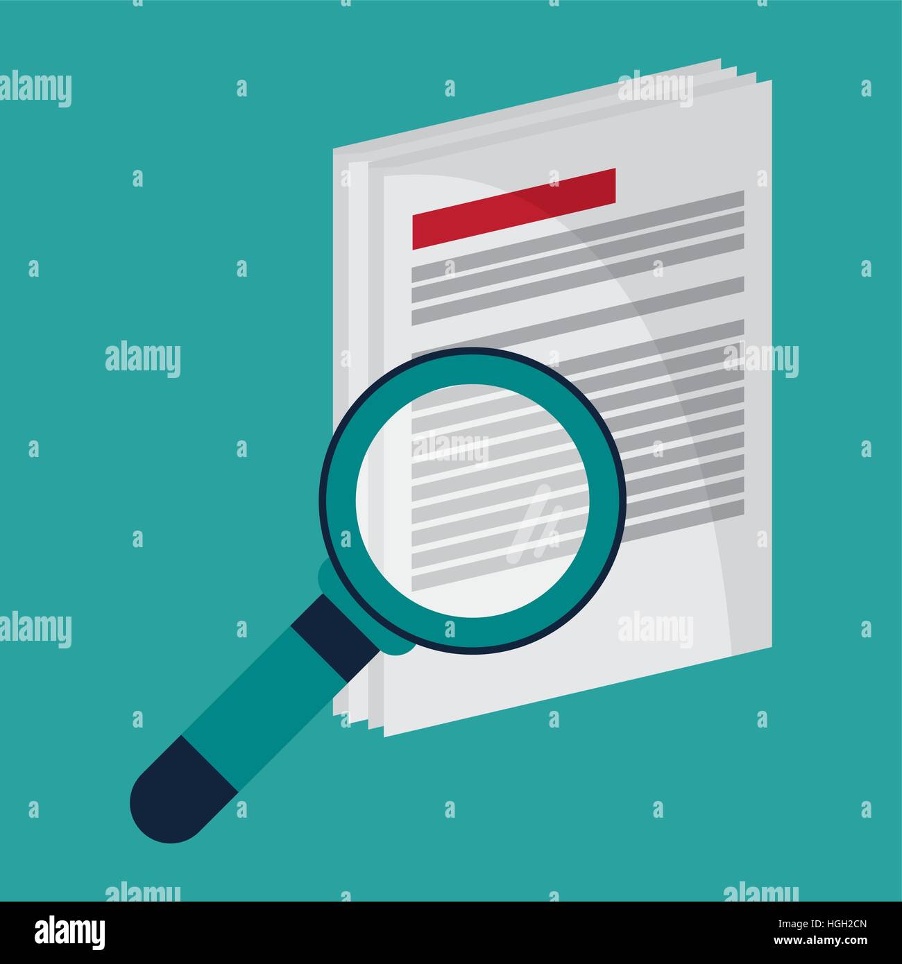 document paper search analytics Stock Vector Image & Art - Alamy