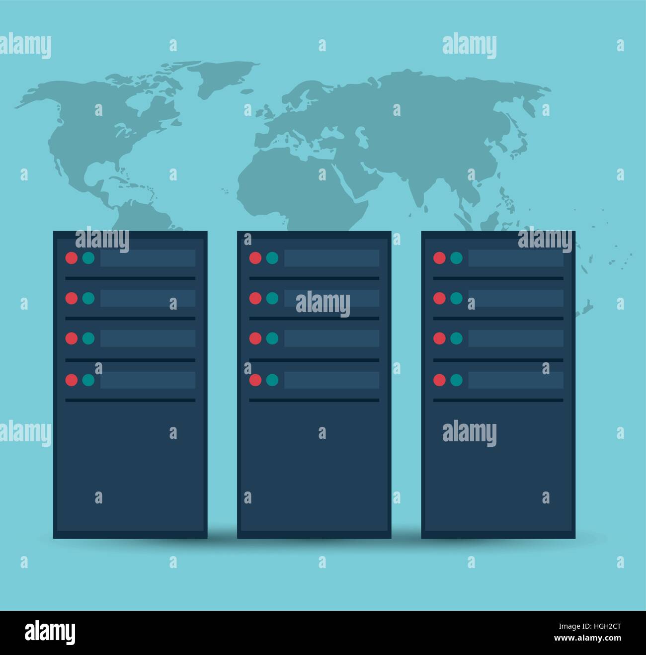 data center server device technology Stock Vector Image & Art - Alamy