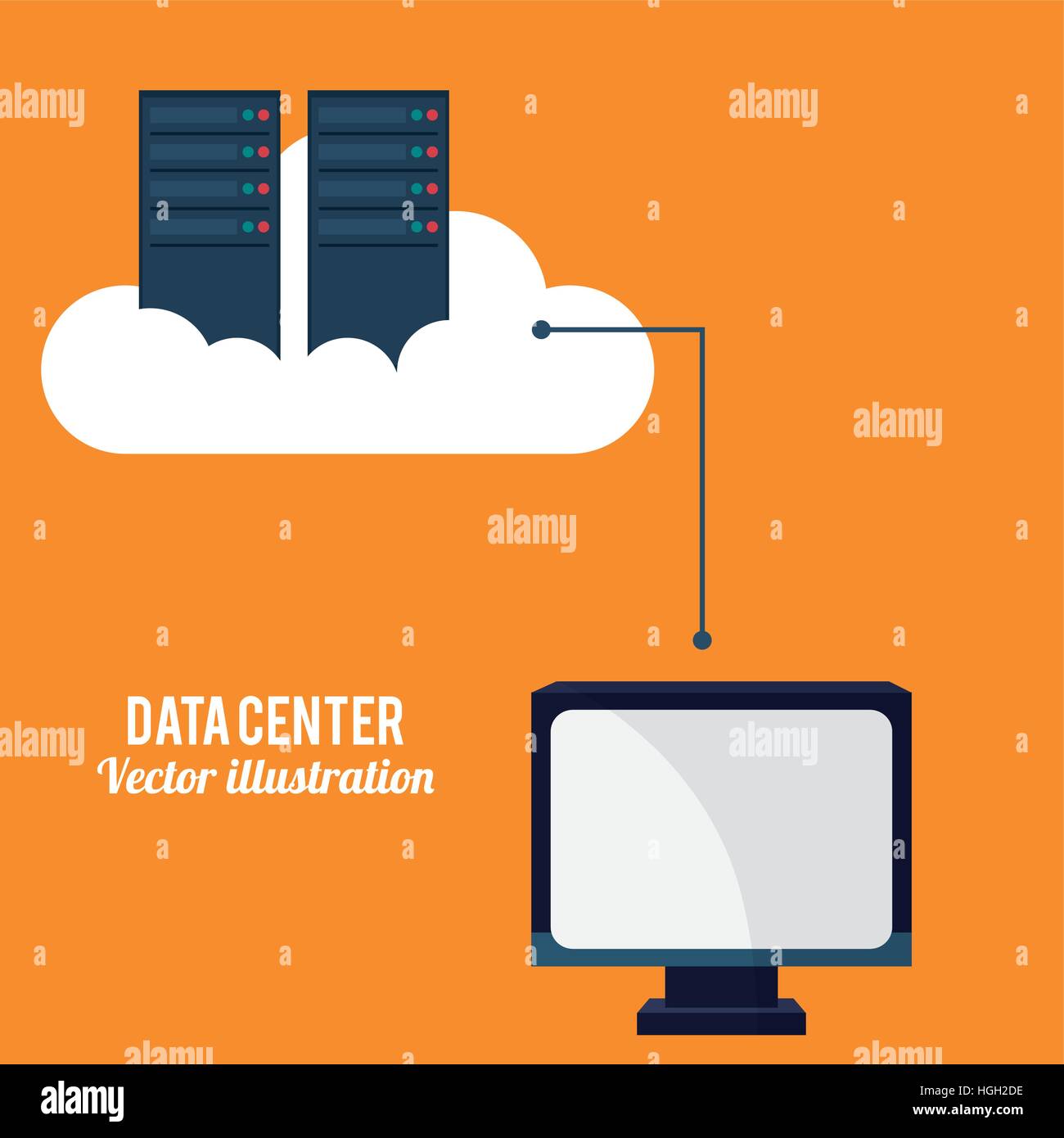 data center cloud computing technology Stock Vector Image & Art - Alamy