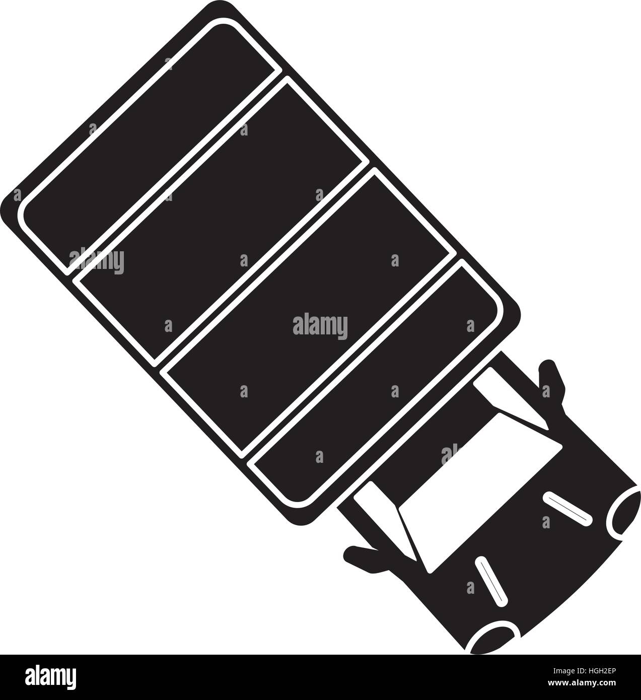 Top view electric vehicle Cut Out Stock Images & Pictures - Alamy