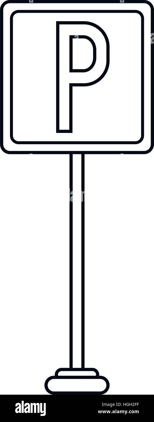 Car park lane Stock Vector Images - Alamy