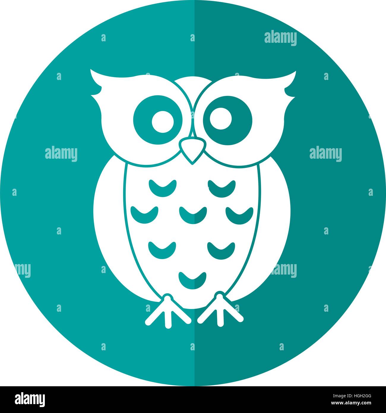 owl loving shadow Stock Vector Image & Art - Alamy