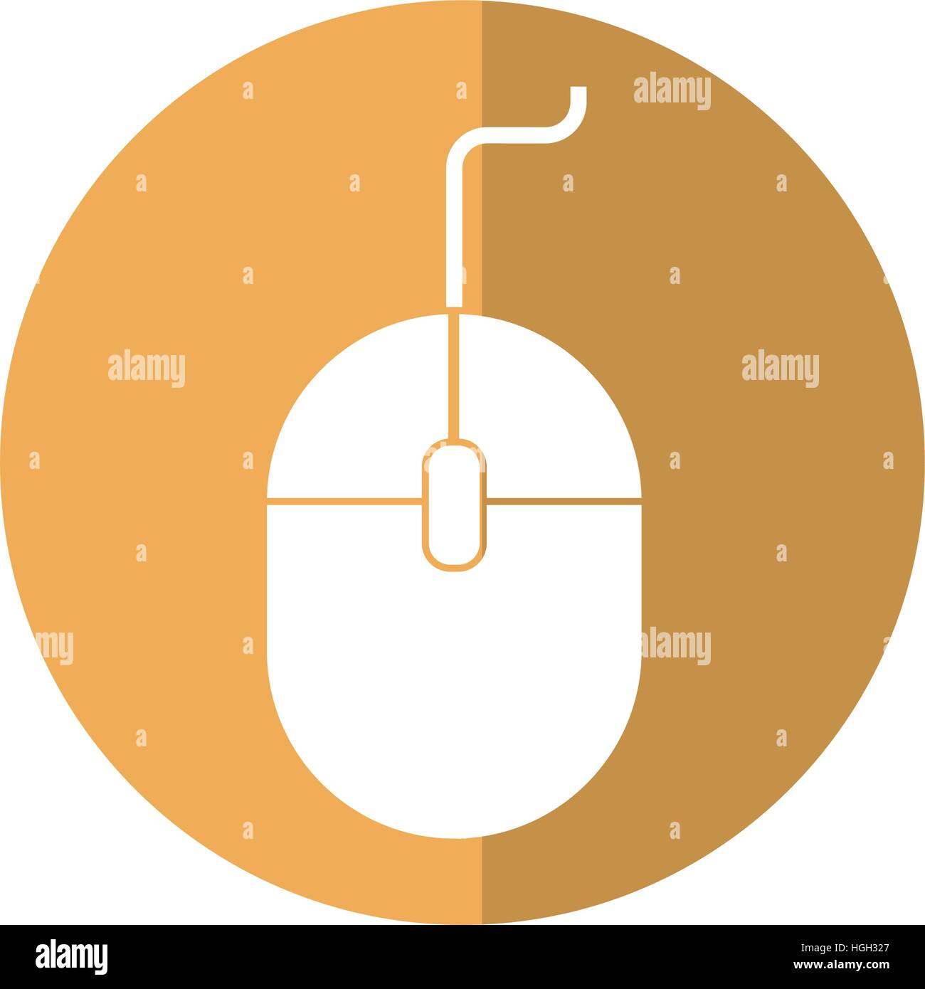 mouse computer device office shadow Stock Vector Image & Art - Alamy