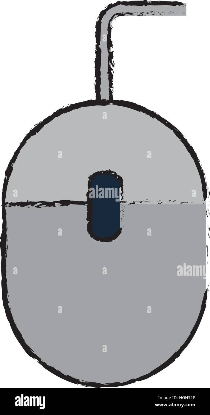 drawing mouse computer device office Stock Vector Image & Art - Alamy