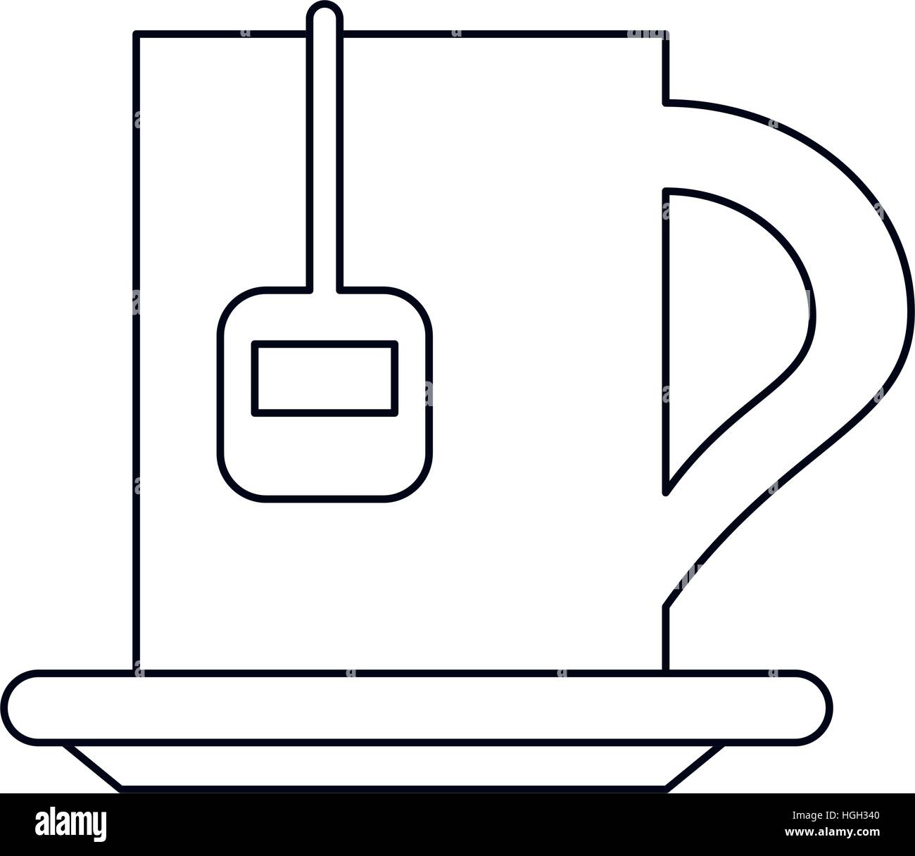 Busy cafe worker Stock Vector Images - Alamy