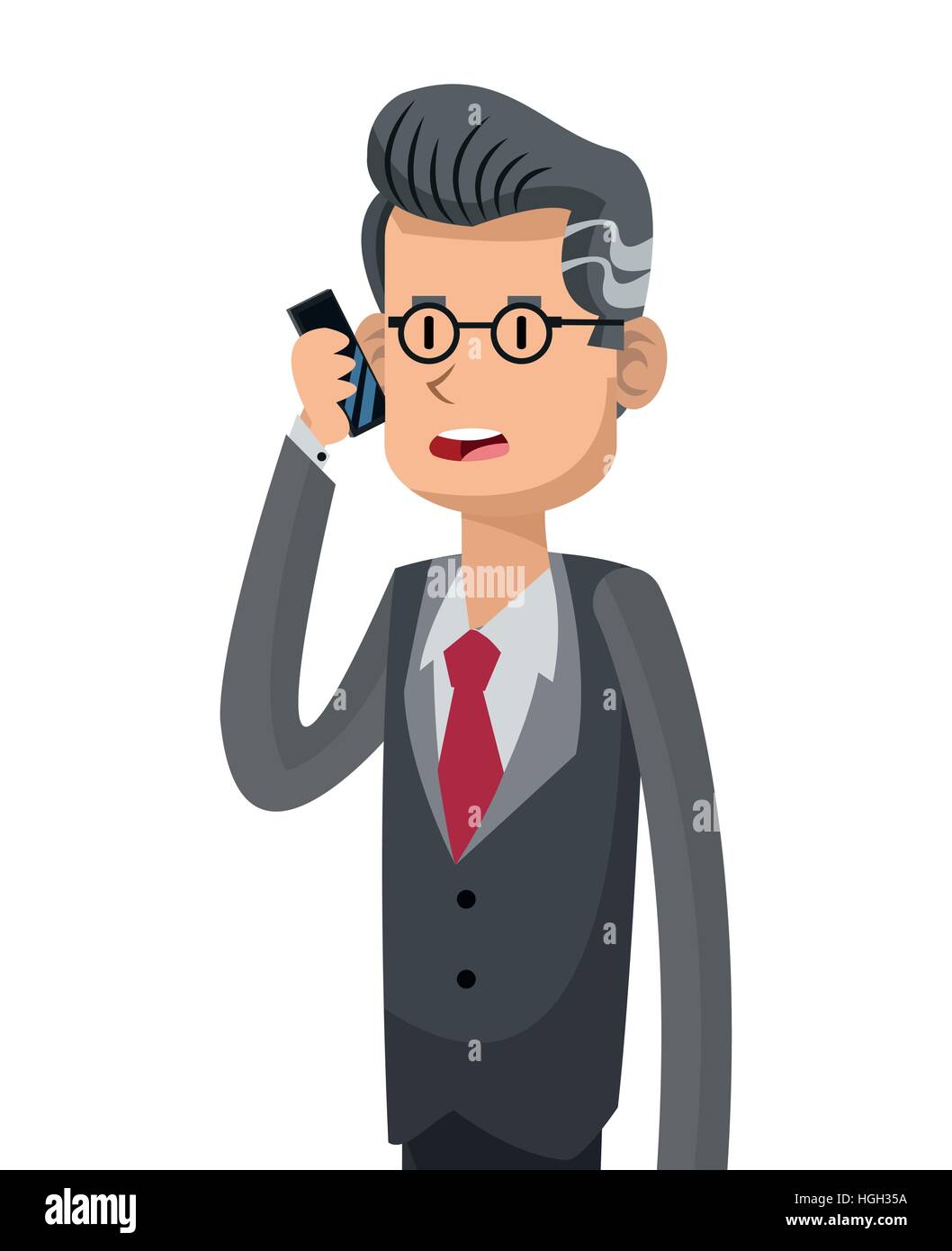 Businessman manager portrait using Stock Vector Images - Alamy