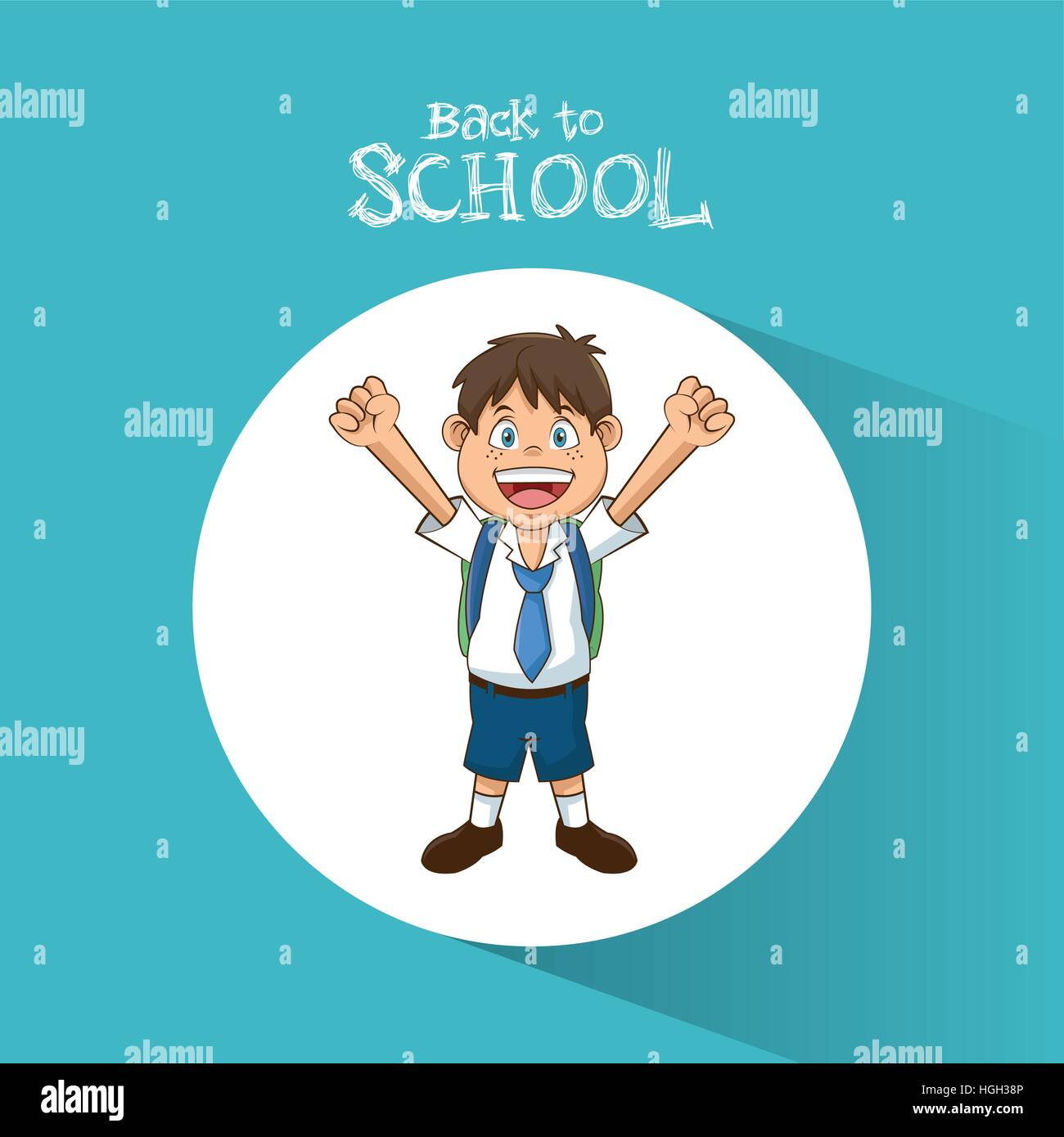 Schoolboy shorts Stock Vector Images - Alamy