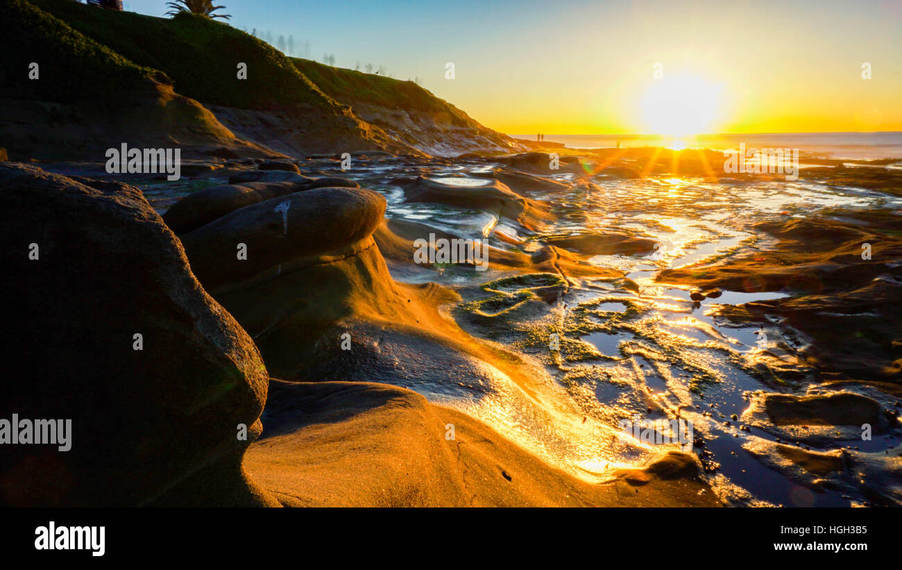 California sun set hi-res stock photography and images - Alamy