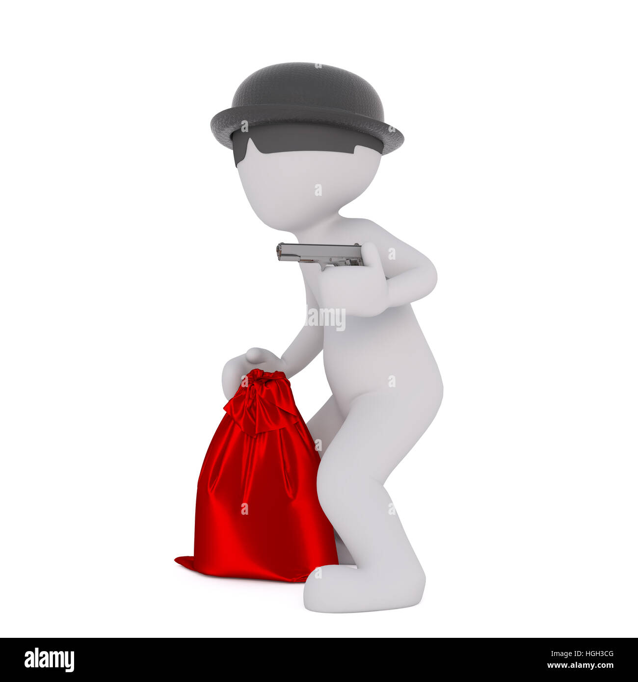 Cartoon character wearing bowler hat hi-res stock photography and ...