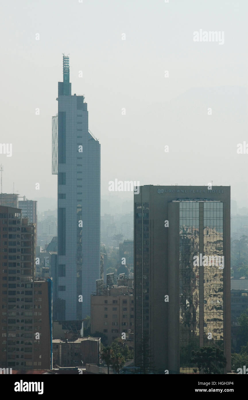 Modern buildings Santiago de Chile, Chile South America Stock Photo - Alamy
