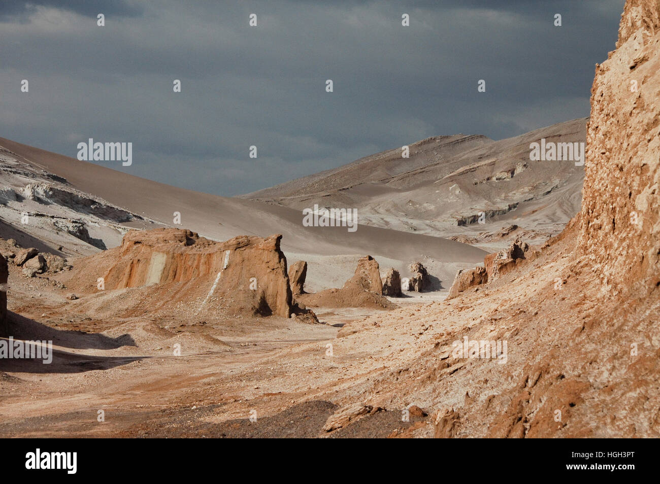 Valle de la Luna (Moon Valley), San Pedro, Atacama desert, Chile, South America Stock Photo - Alamy