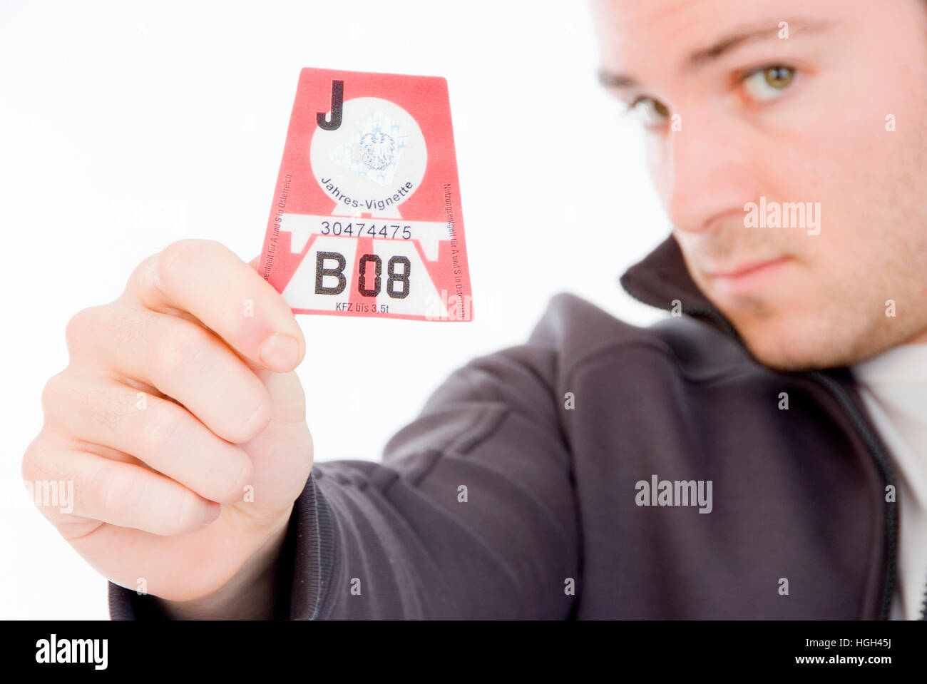 Man with Austrian vignette Stock Photo - Alamy
