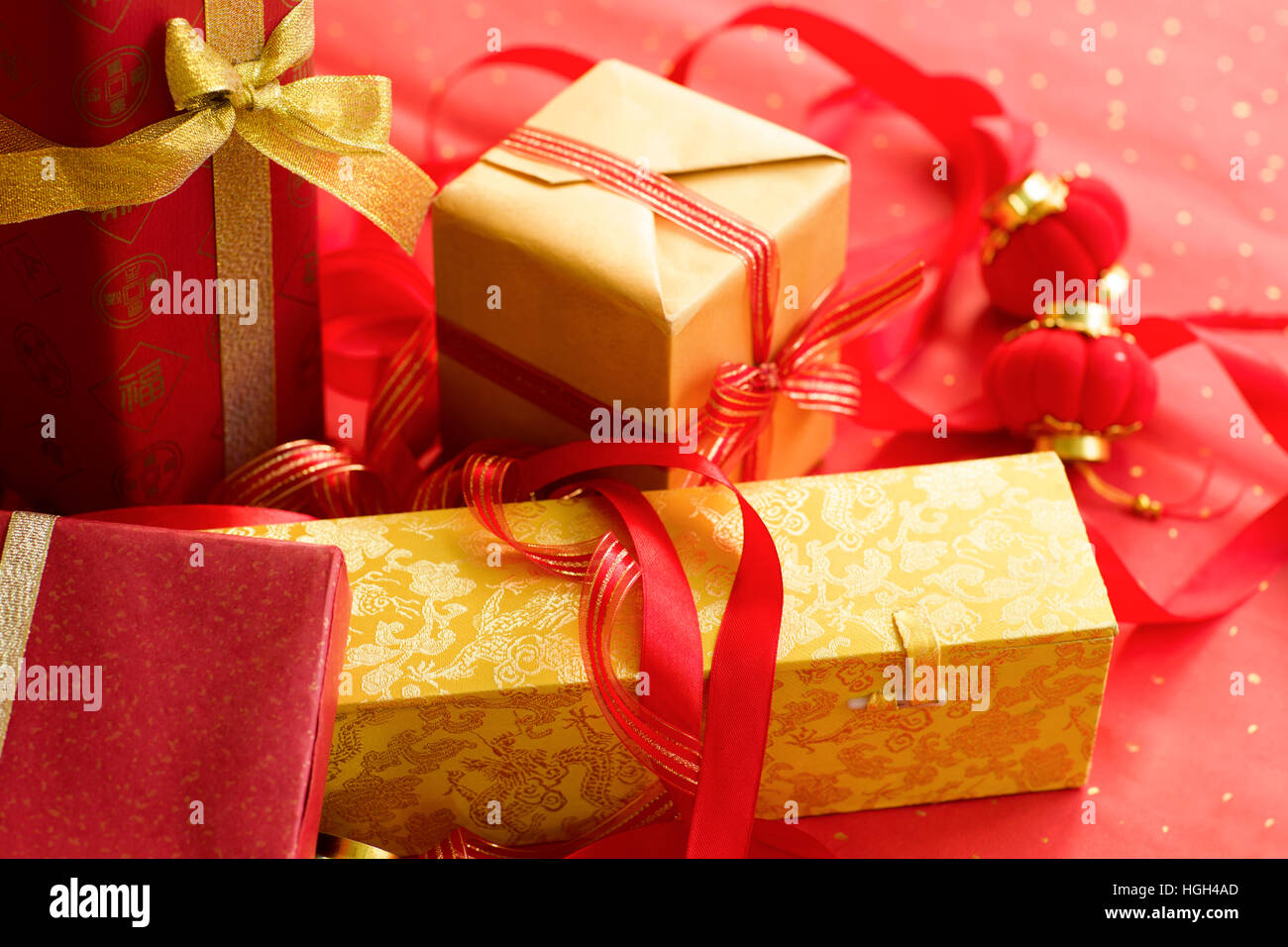 Chinese traditional items for Chinese New Year Stock Photo - Alamy