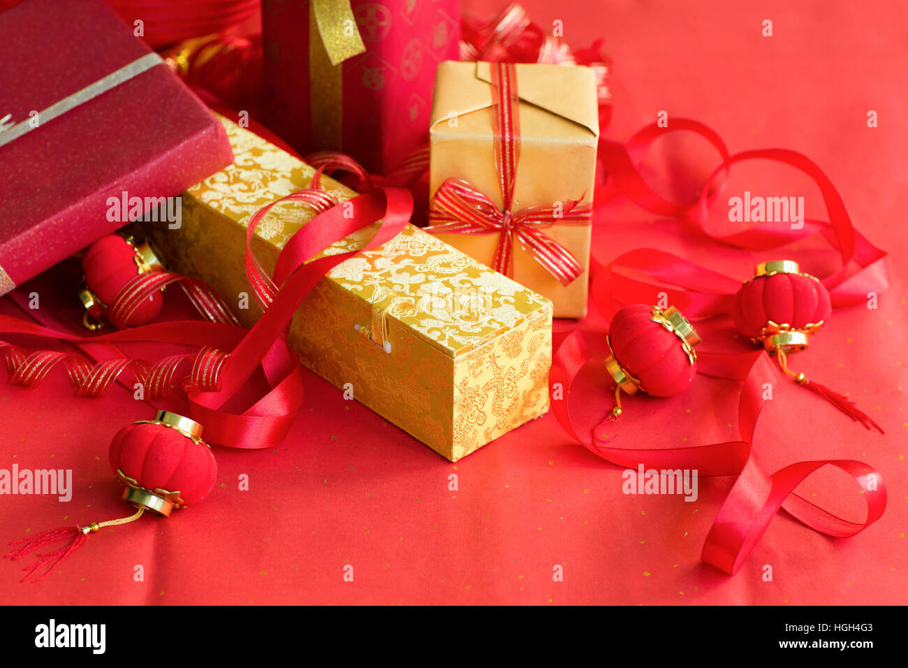 Chinese traditional items for Chinese New Year Stock Photo - Alamy