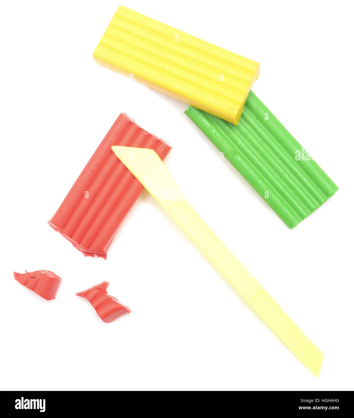 plasticine isolated on white background Stock Photo - Alamy