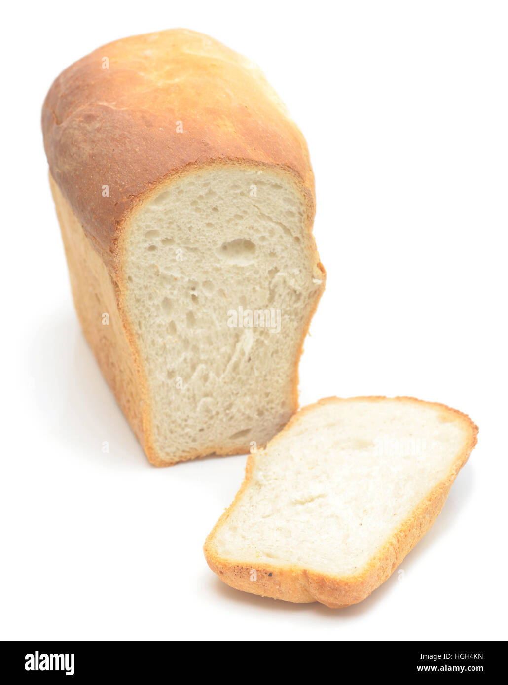 bread isolated on white background Stock Photo - Alamy