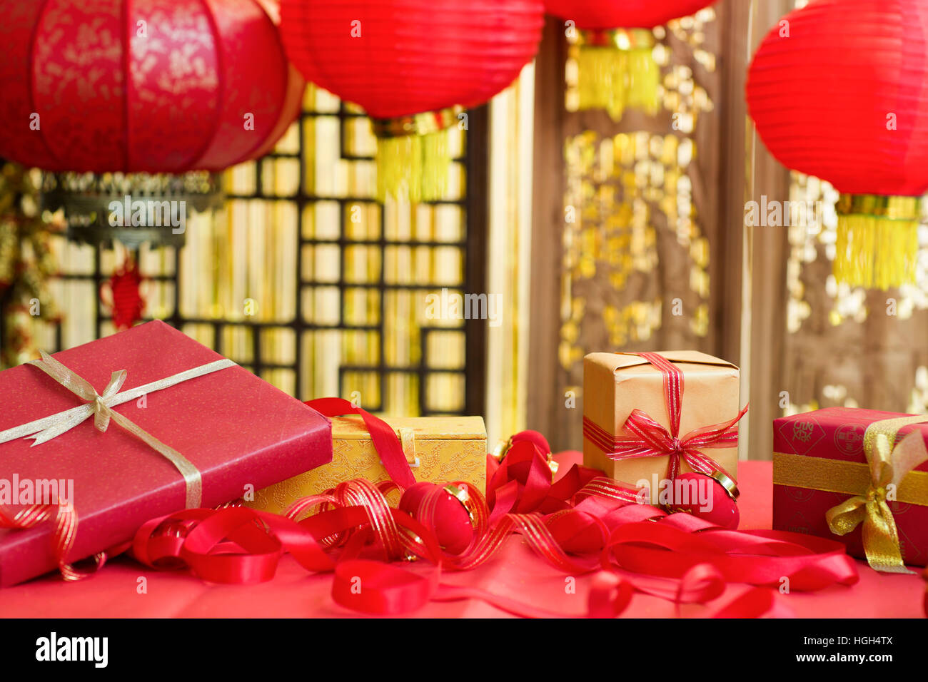 Chinese traditional items for Chinese New Year Stock Photo - Alamy