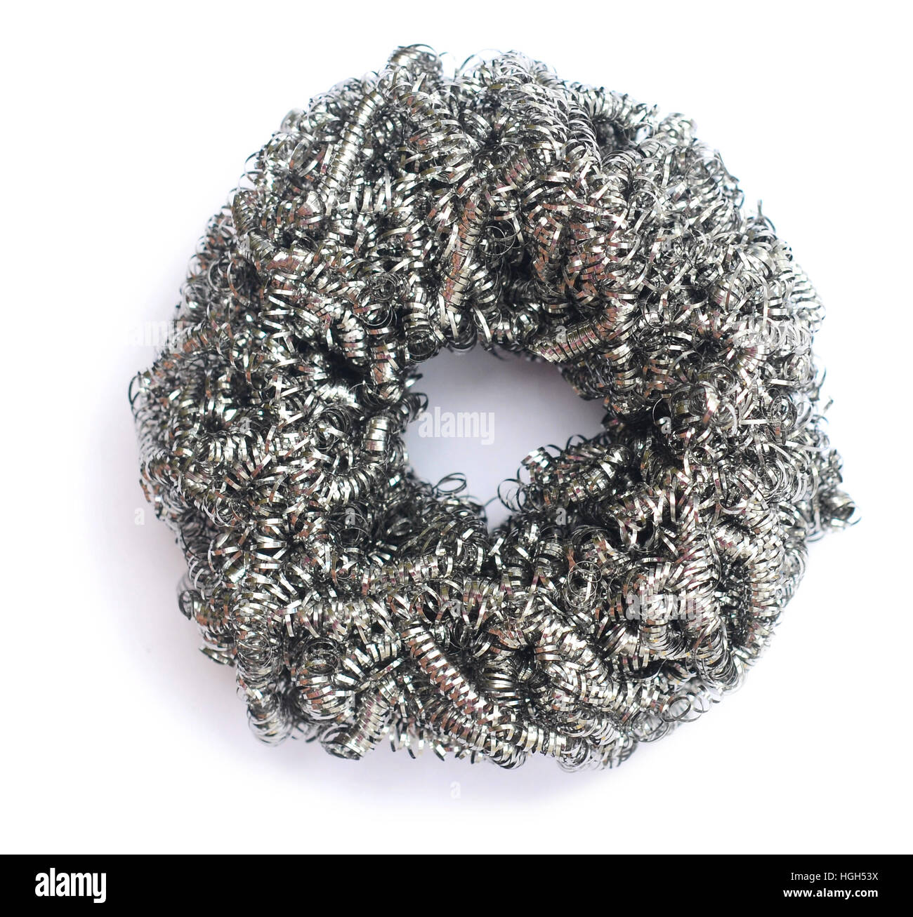 metal sponge isolated on white background Stock Photo - Alamy