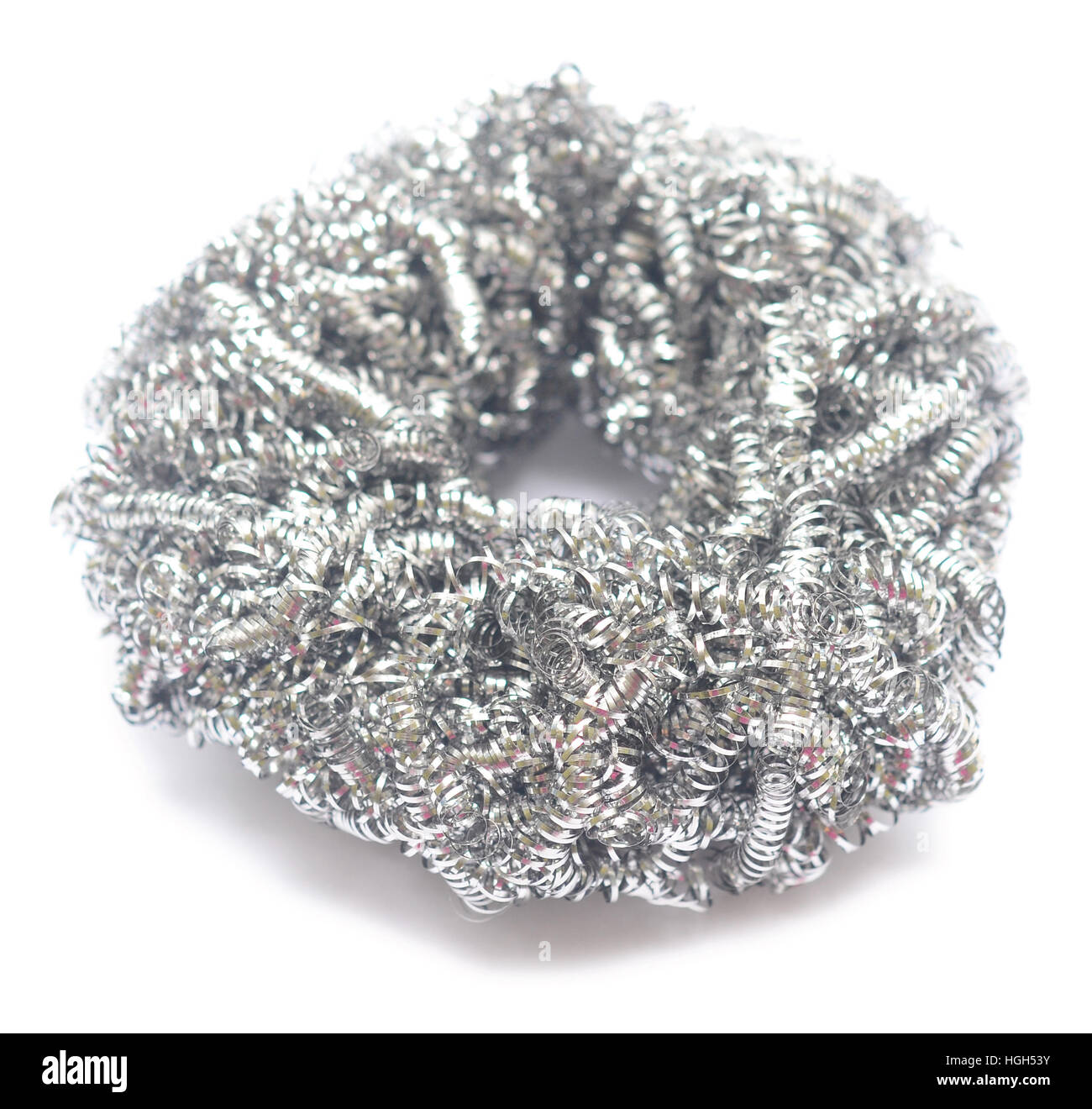 metal sponge isolated on white background Stock Photo - Alamy