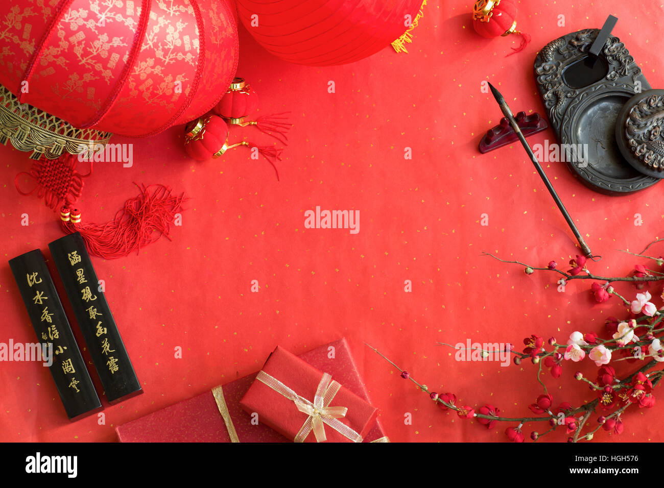 Chinese new year and calligraphy hi-res stock photography and images ...
