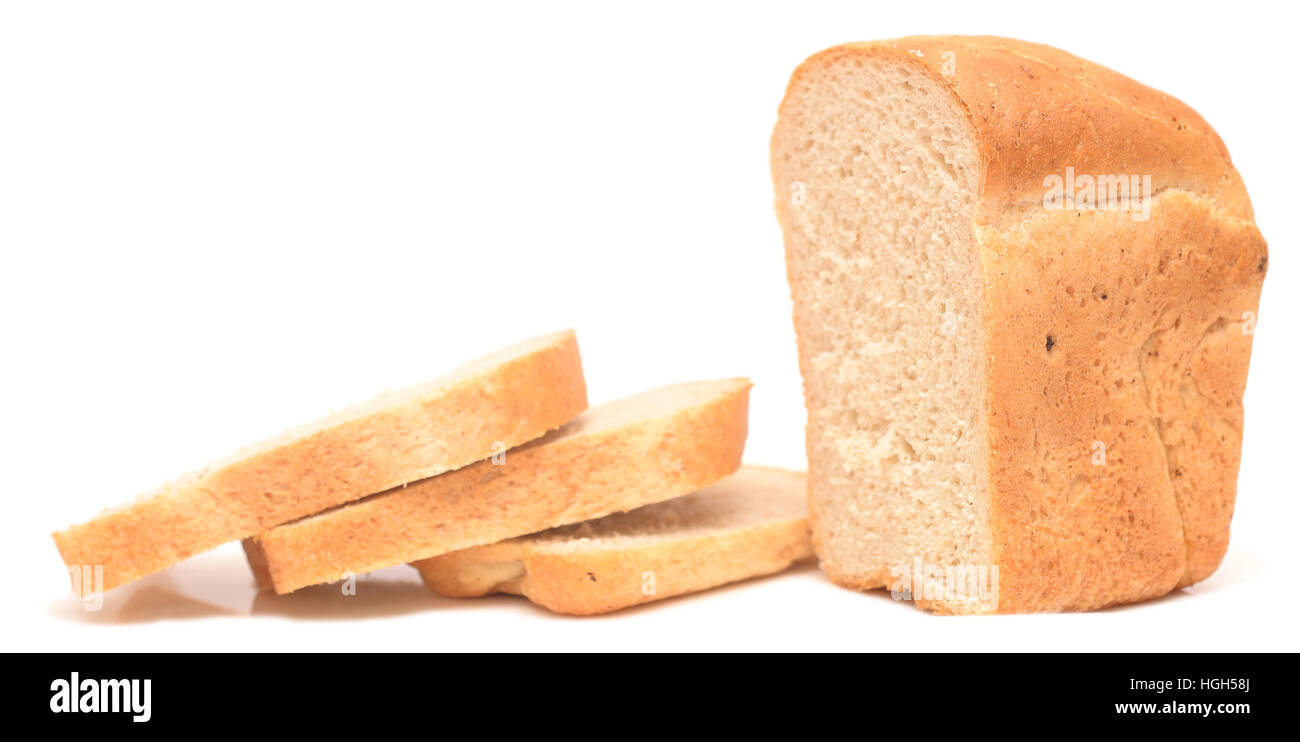 bread isolated on white background Stock Photo - Alamy